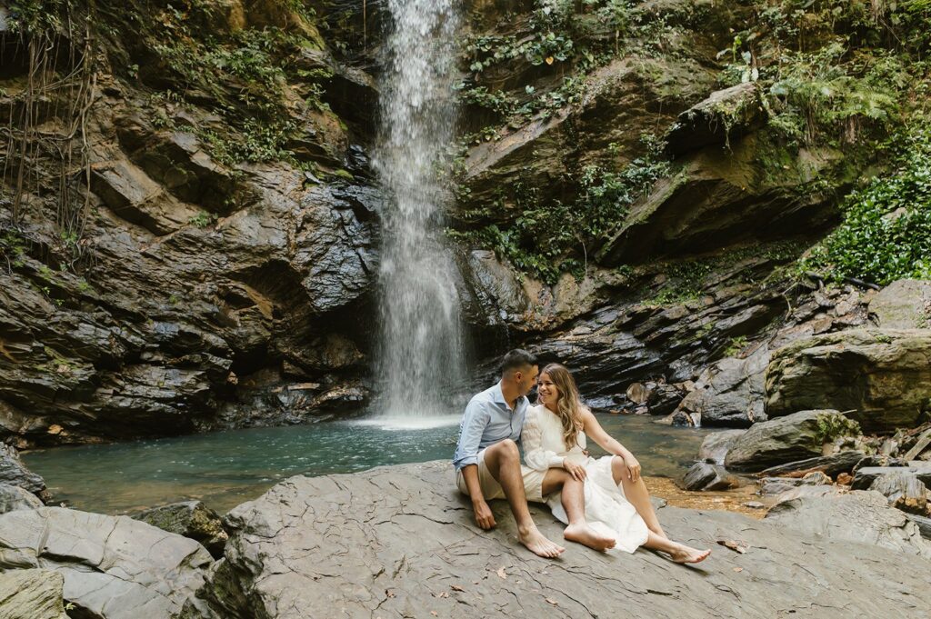 An Epic Adventure Engagement Session at Avocat Waterfall, Trinidad ...
